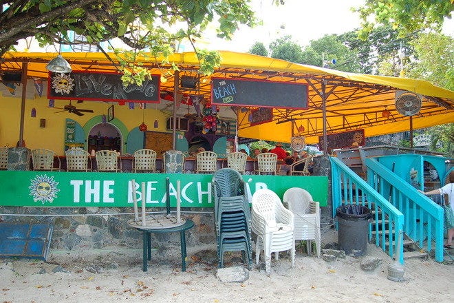 The Beach Bar is one of the best places to party in U.S. Virgin Islands