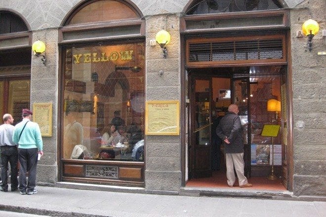 Yellow Bar is one of the best restaurants in Florence