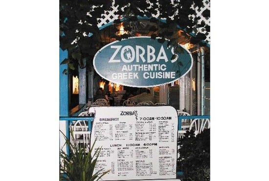 Zorba's Greek Cuisine: Grand Bahama Island Restaurants Review - 10Best ...