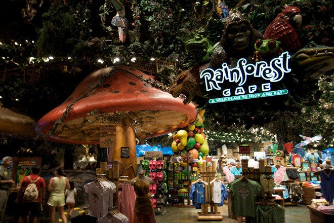 Rainforest Cafe Burger