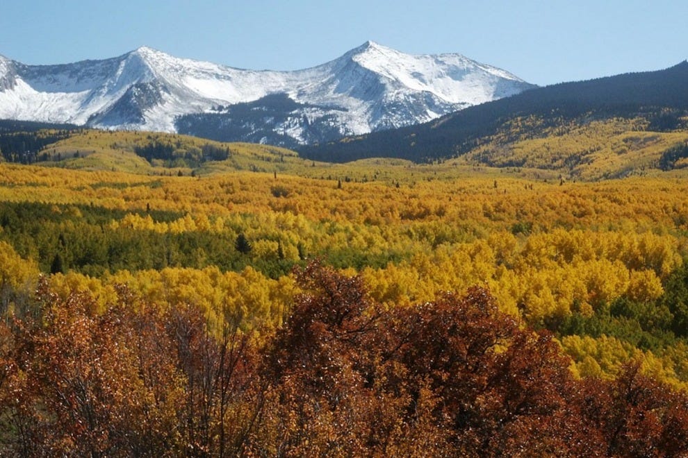 West Elk Loop Colorado Map - United States Map