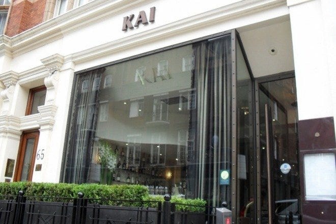 Kai Mayfair is one of the best restaurants in London