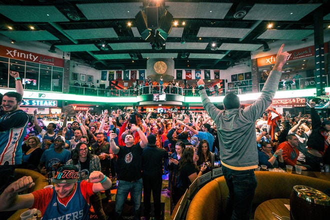 Xfinity Live is one of the best places to party in Philadelphia