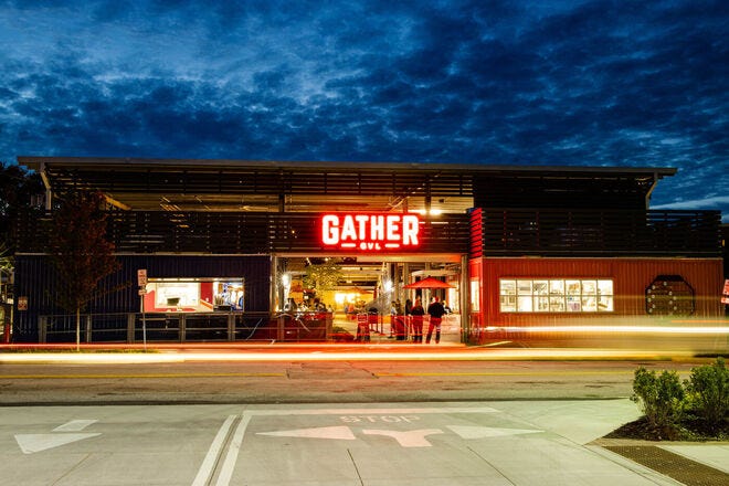 投票给Gather GVL作为2023年最佳美食大厅