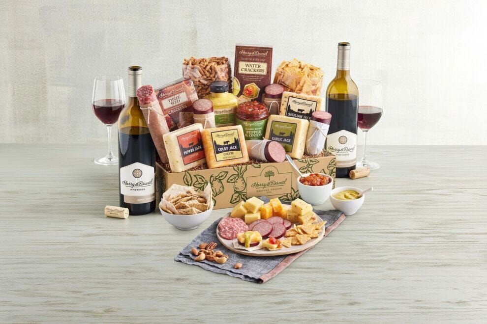 Harry & David Ultimate Meat and Cheese Gift with Wine