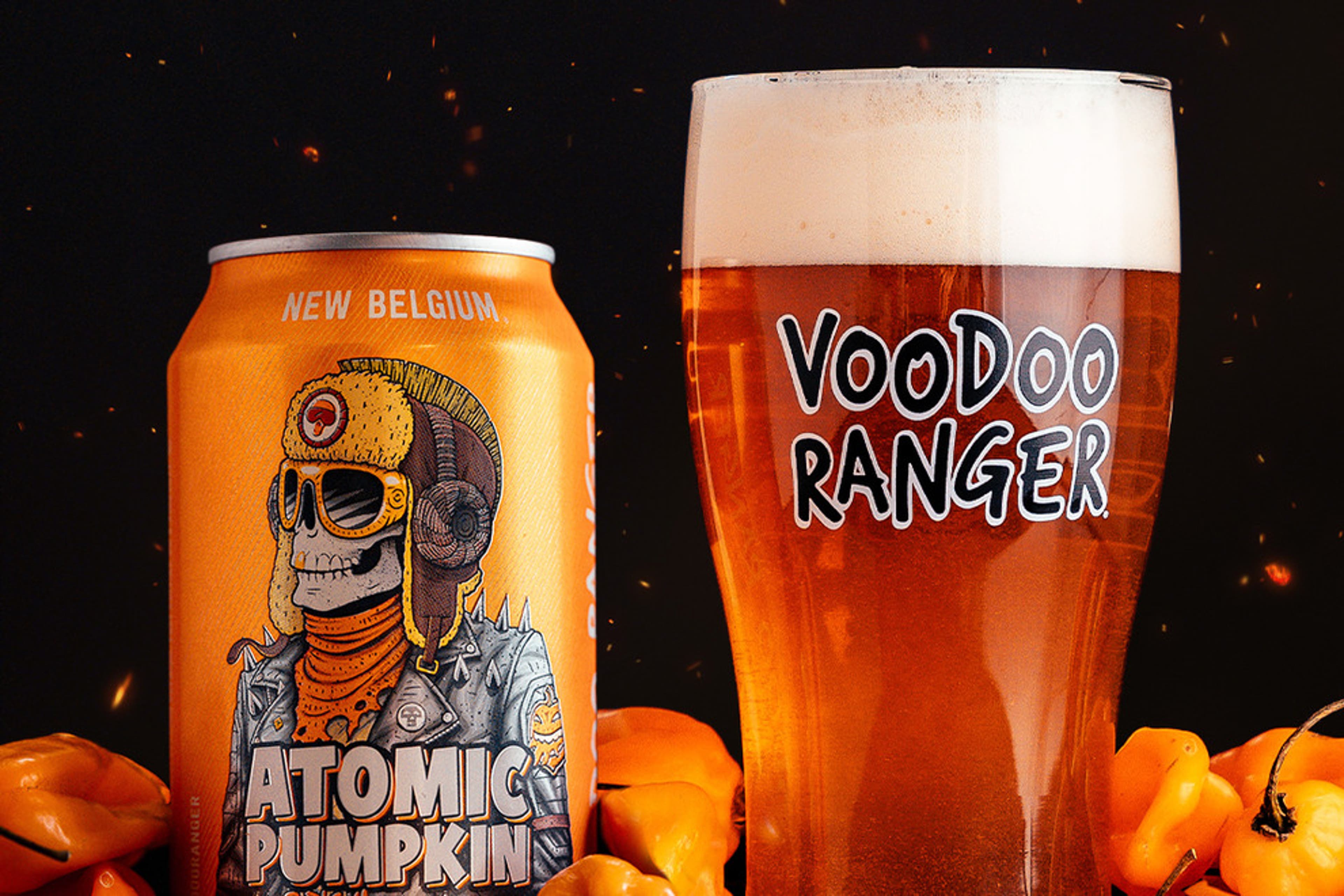 Voodoo Ranger Atomic Pumpkin - New Belgium Brewing Company: 2025 USA ...