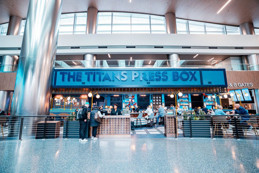 The Titans Press Box