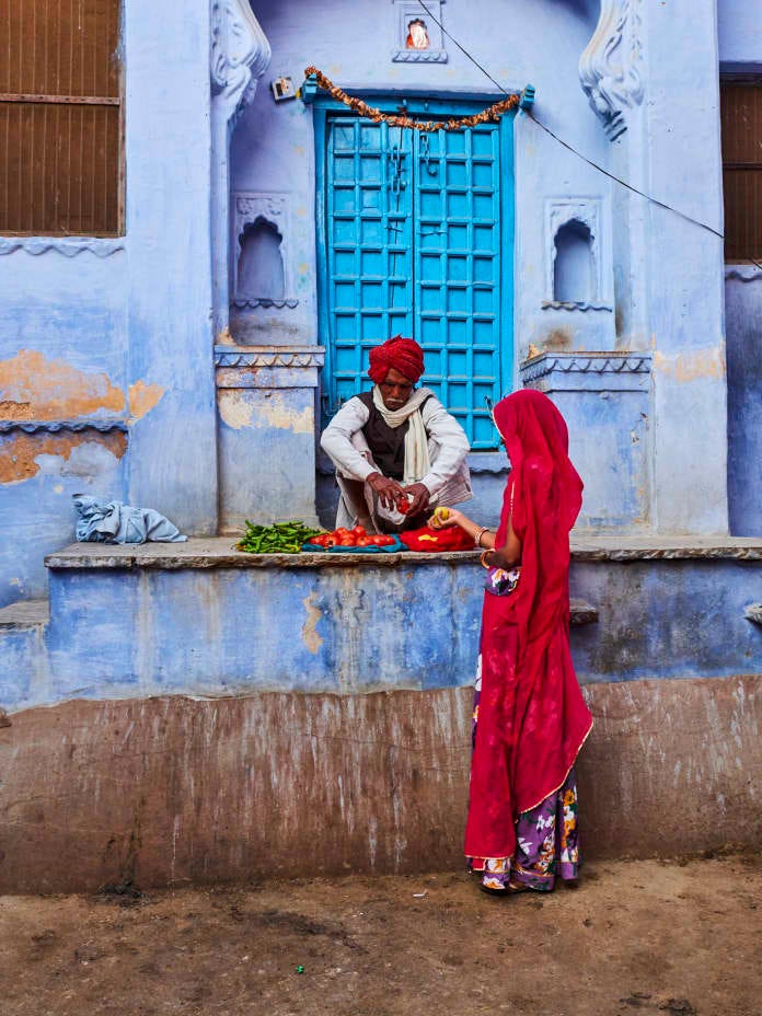 Colorful and stunning Rajasthan shines brightly in the desert